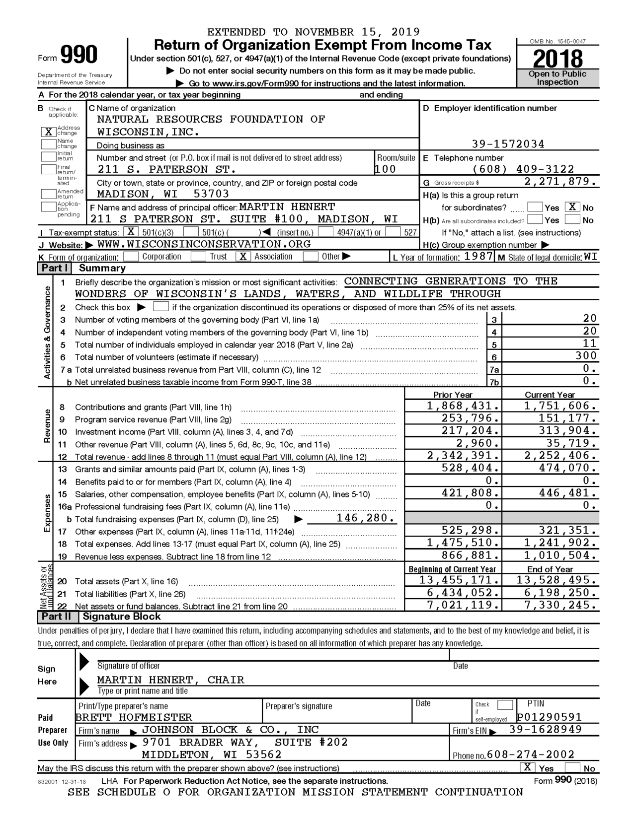 Annual Reports and Financials