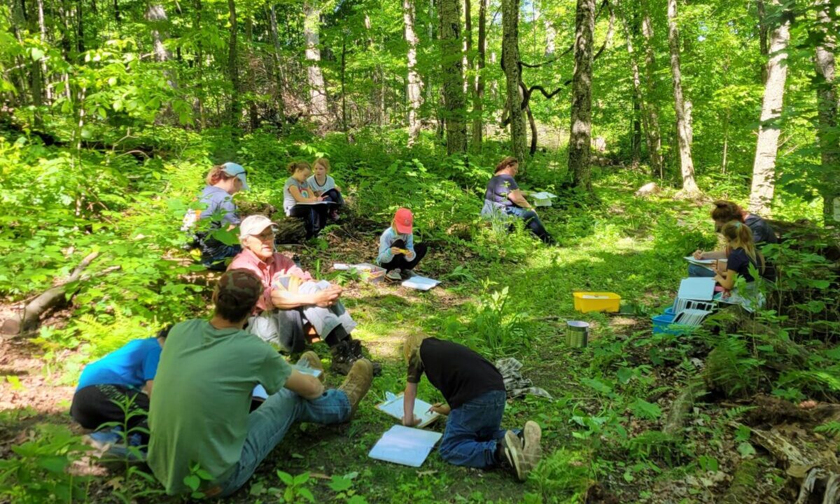 Outdoor Learning Day for Tower Rock First Graders